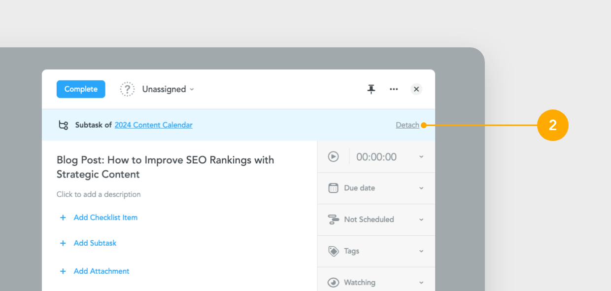 Subtasks – MeisterTask