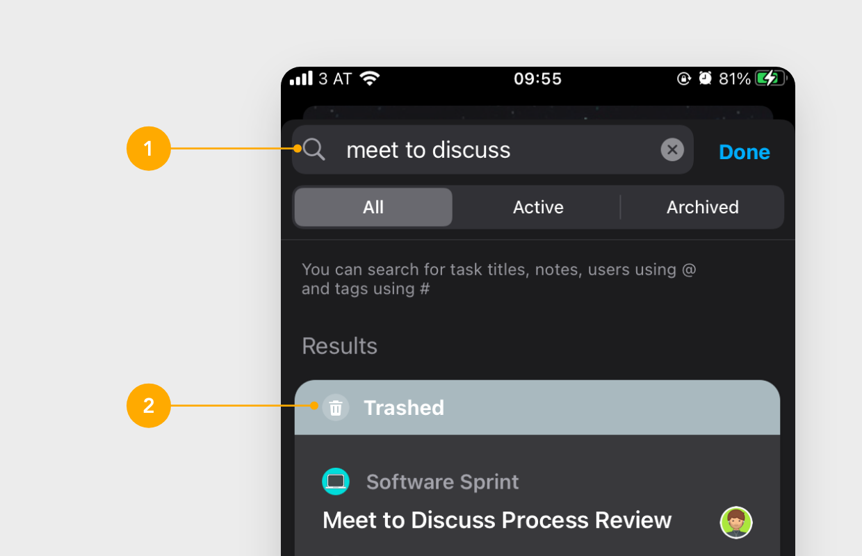 Tasks on iOS – MeisterTask