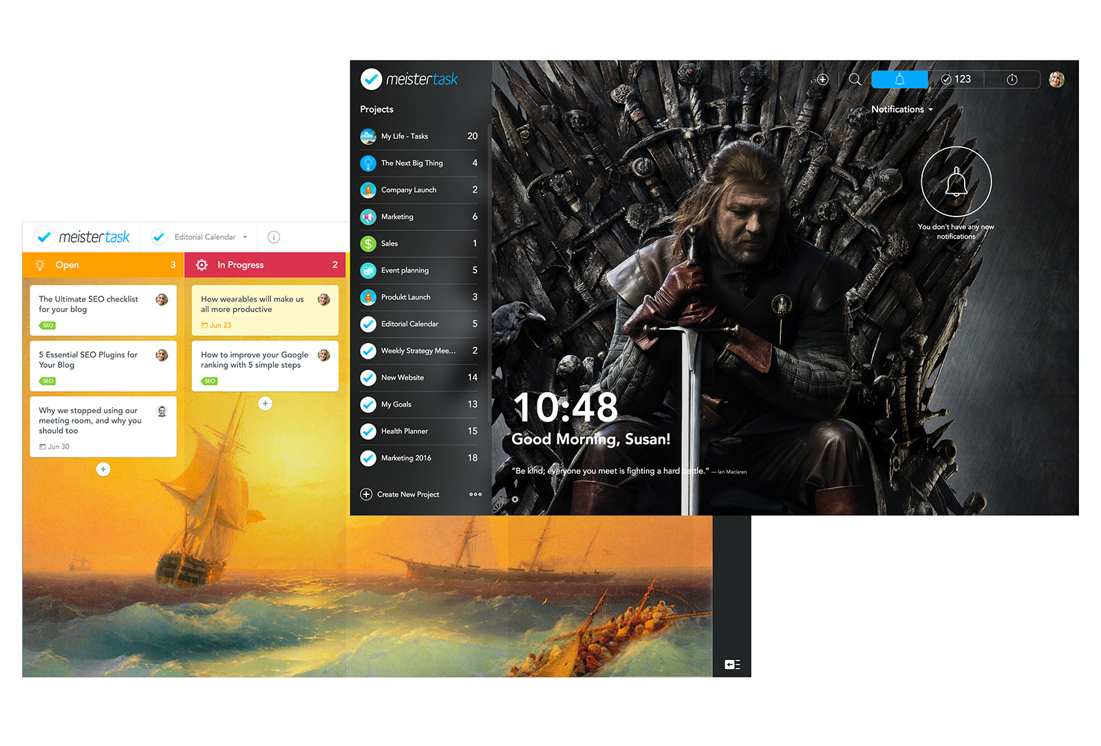 MeisterTask Pro-Funktionen erkunden – MeisterTask