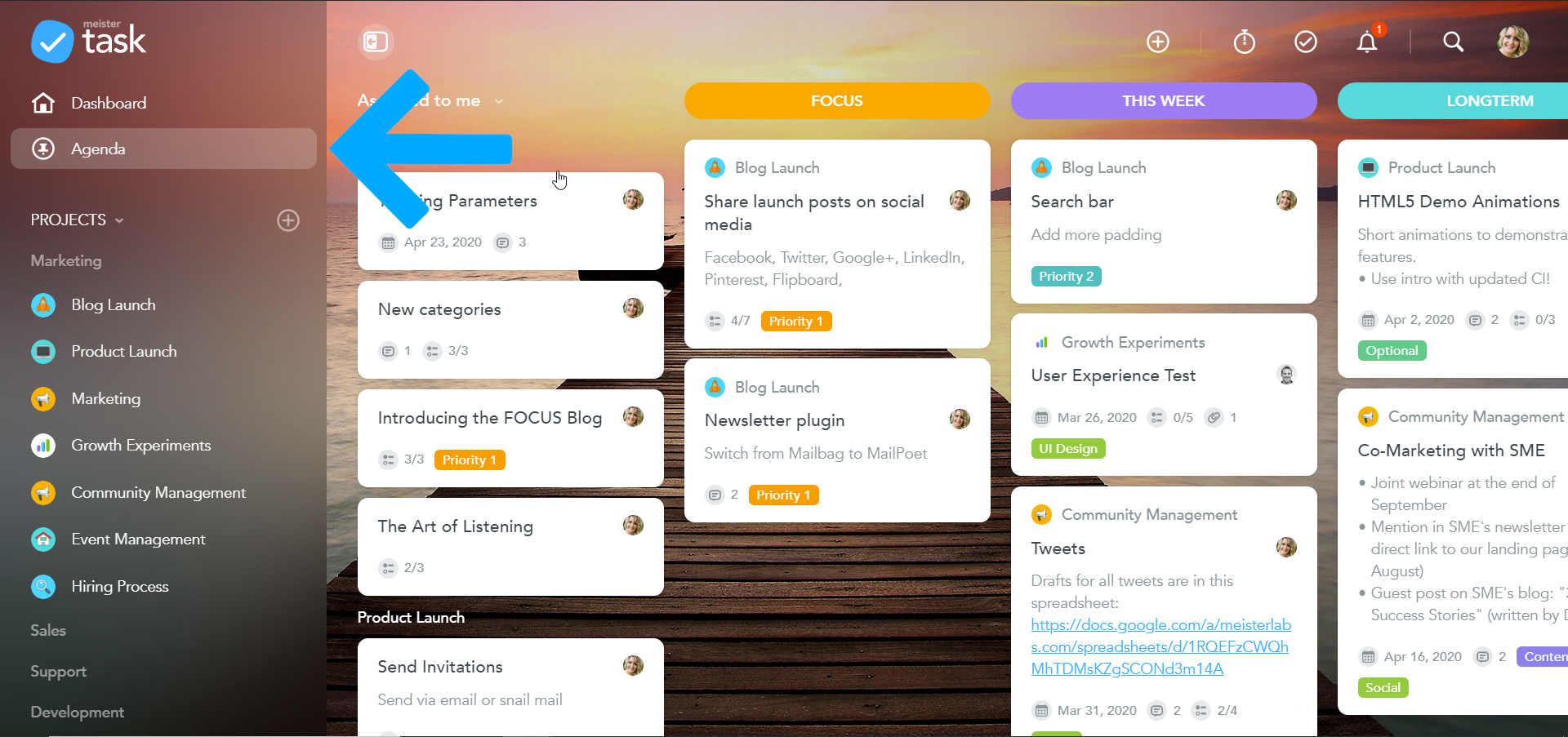 MeisterTask Pro-Funktionen erkunden – MeisterTask