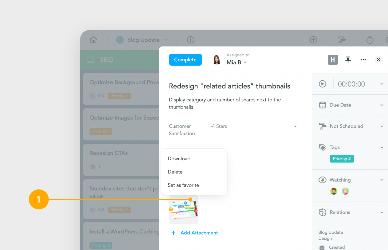 Attach Files to Tasks – MeisterTask