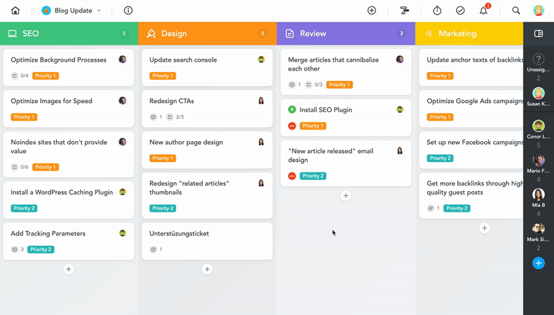 Task Relationships – MeisterTask