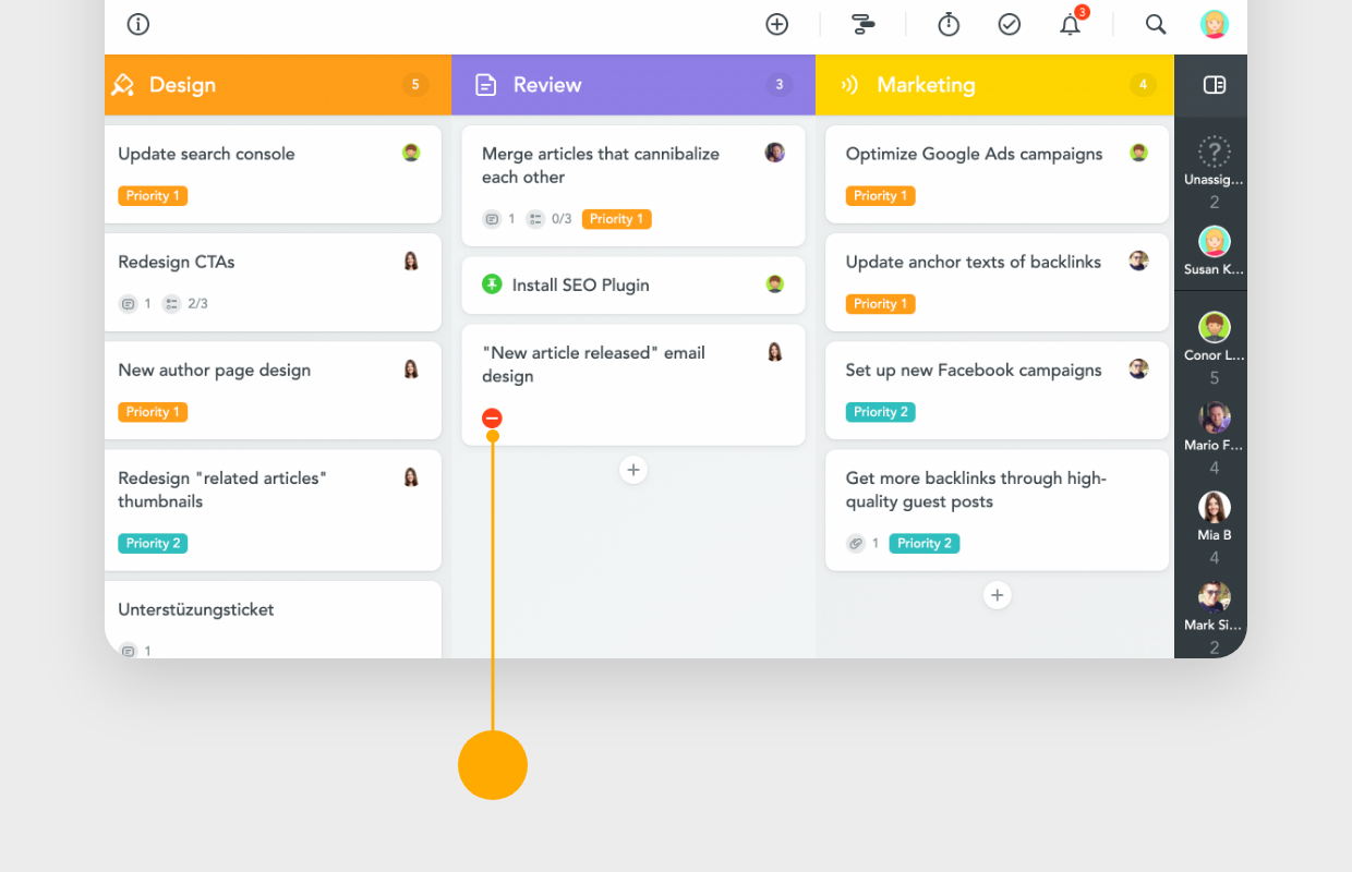 Task Relationships – MeisterTask