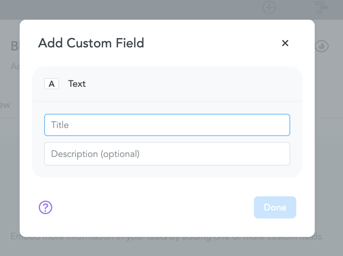 Custom Fields – MeisterTask