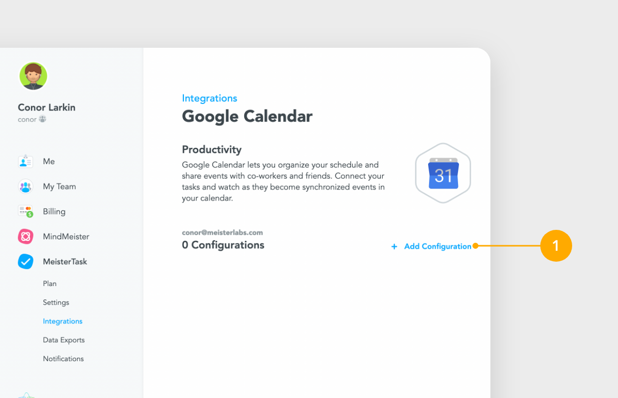 Sync MeisterTask with Google Calendar – MeisterTask