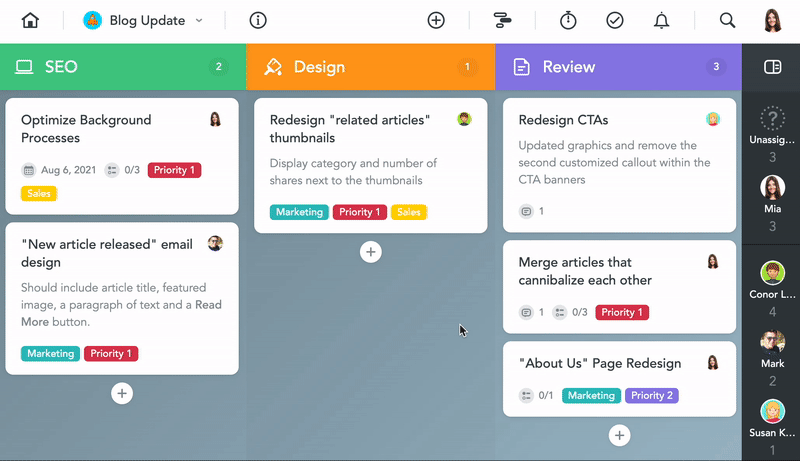 Assign Tasks – MeisterTask