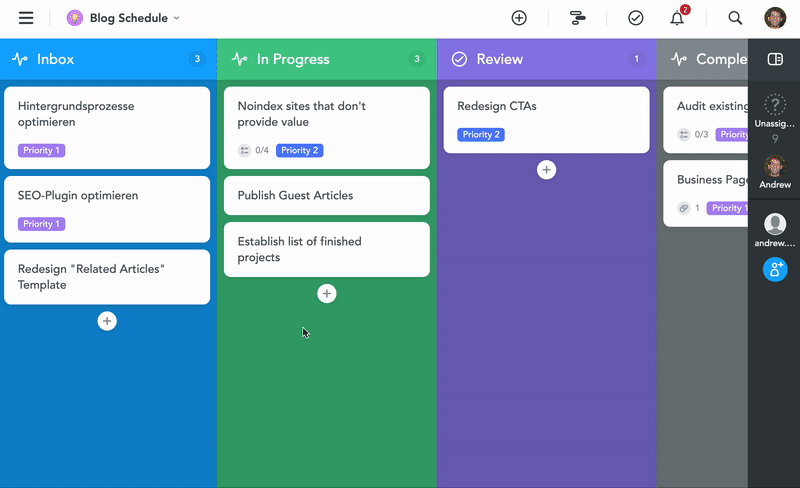 Manage Project Members – MeisterTask