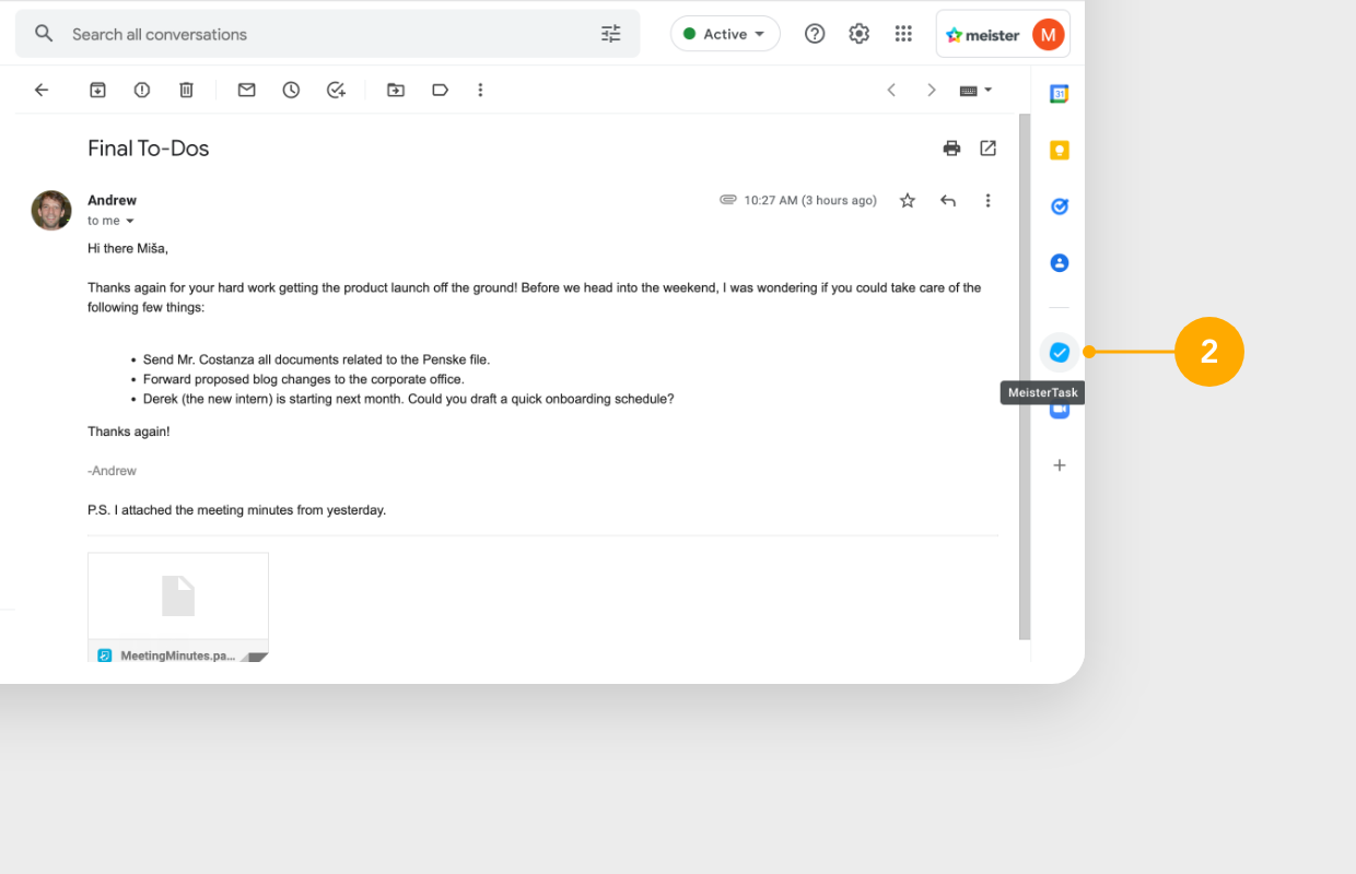 MeisterTask Gmail Add-on – MeisterTask