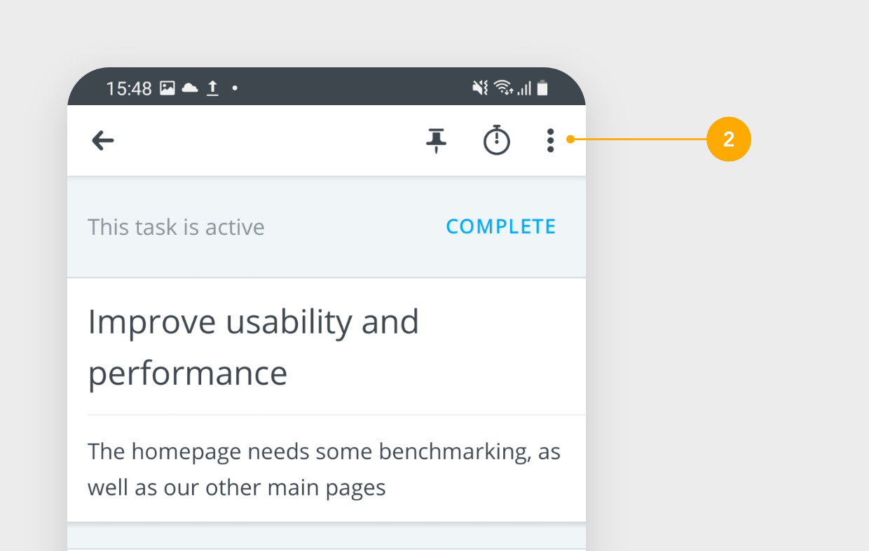 Tasks on Android – MeisterTask