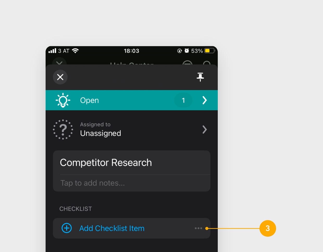 Checklists on iOS – MeisterTask