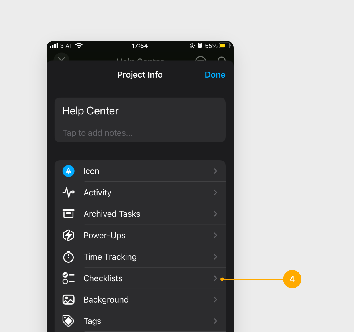 Checklists on iOS – MeisterTask