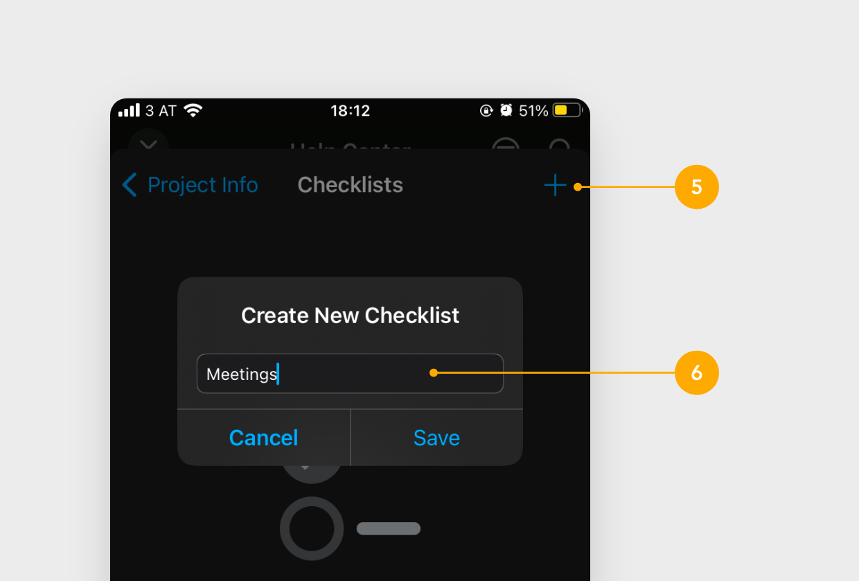Checklists on iOS – MeisterTask