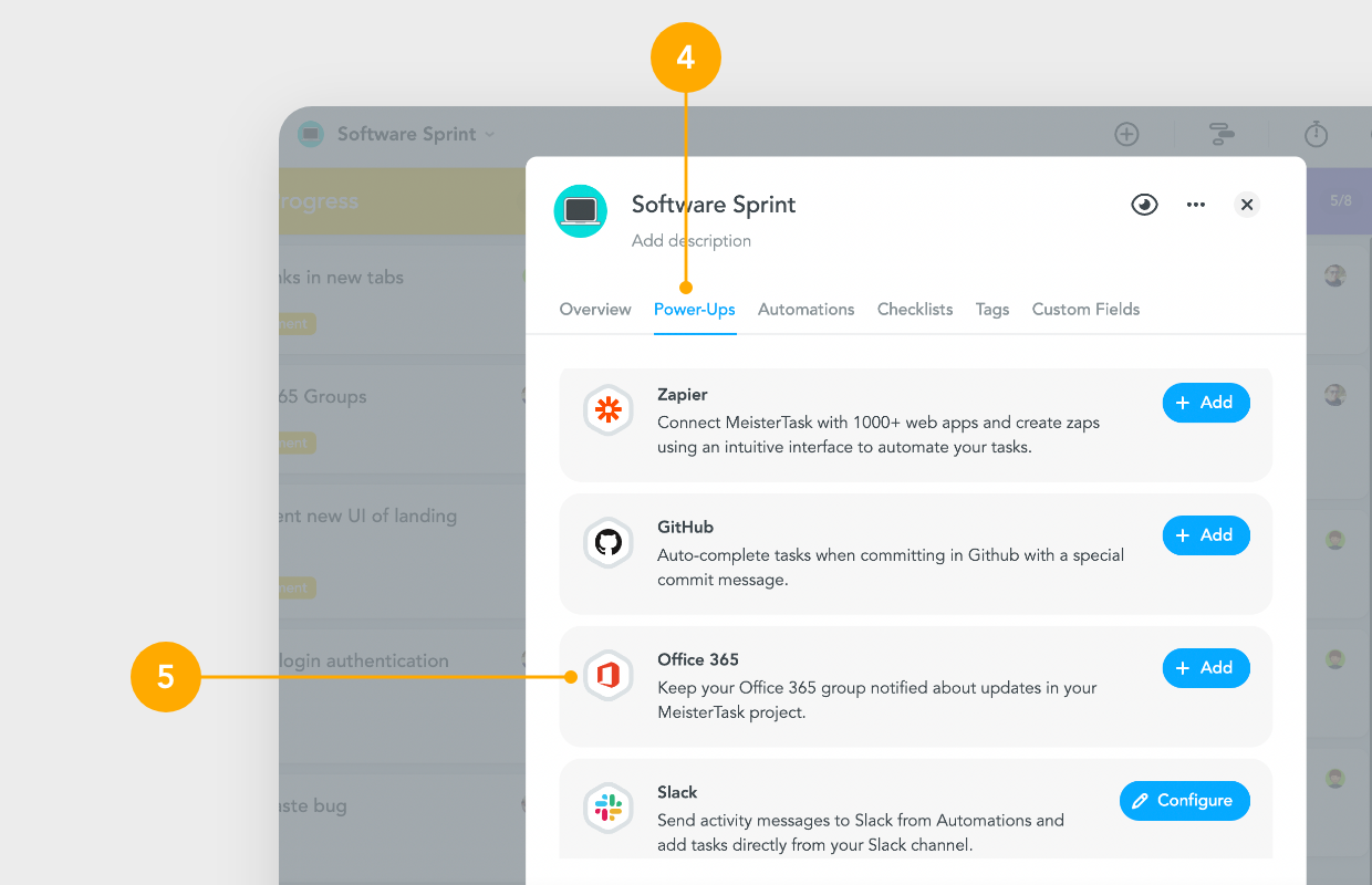 Microsoft 365 Integration – MeisterTask